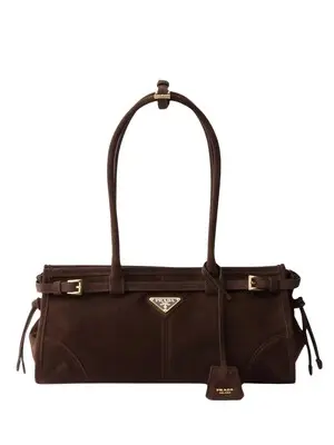 Prada Bonnie Medium Suede Handbag