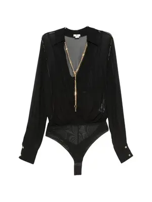 Elisabetta Franchi Body Shirt - Black