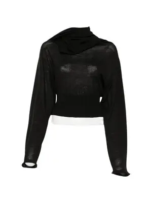 Rick Owens Scarf Top - Beige