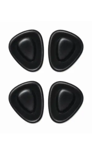 LECHERY® Water Drop Shape Metatarsal Pads Gel Cushions 2 Pack - Black