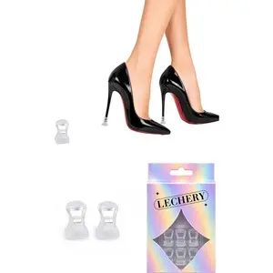 LECHERY® Hourglass Heel Protectors - Clear