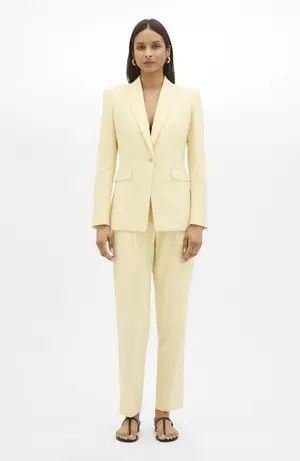 Another Tomorrow Single Button Jacket