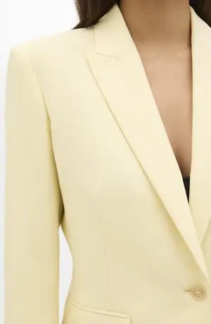 Another Tomorrow Single Button Jacket
