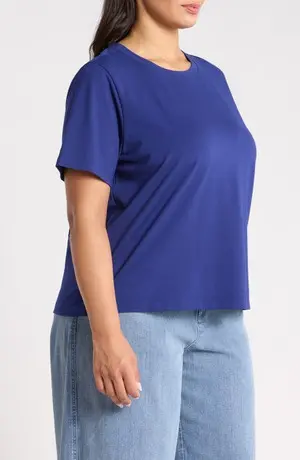 Eileen Fisher Relaxed Crewneck T-shirt - Infty