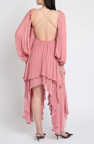 MUSE ASSEMBLY Tiered Frill Maxi Dress