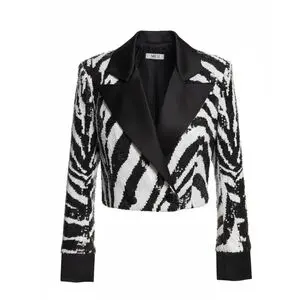 MEJI Zebra Sequin Jacket