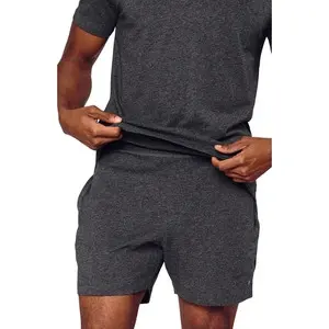 PETITE PLUME Pima Cotton Pajama Shorts - Grey