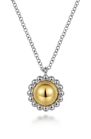 GABRIEL & CO. Dome Pendant Necklace - Sterling Silver