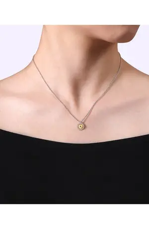 GABRIEL & CO. Dome Pendant Necklace