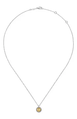 GABRIEL & CO. Dome Pendant Necklace
