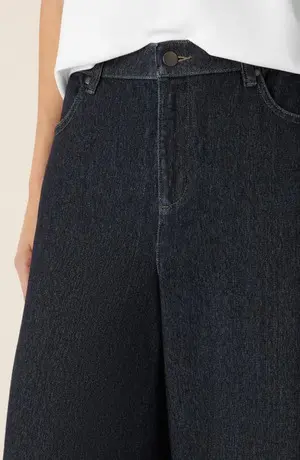 Eileen Fisher Wide Leg Stretch Organic Cotton Pants