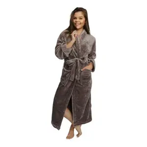 WRAPPED IN A CLOUD Plush Robe - Silver
