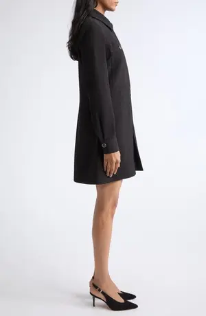 Veronica Beard Pryce Long Sleeve Shirtdress