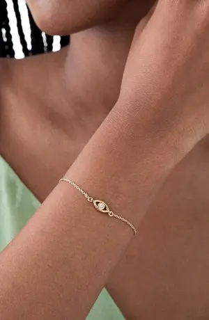 Kate Spade New York Evil Eye Bracelet - Gold