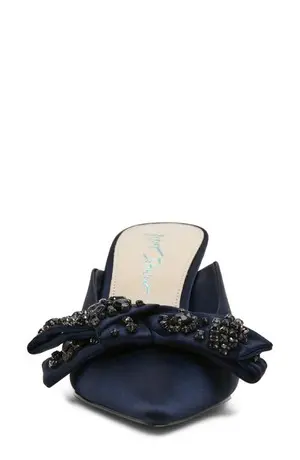 Betsey Johnson Kena Pointed Toe Mule - Navy