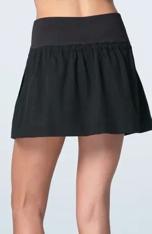 Lucky In Love Cargo Pocket Wrap Mini Skirt