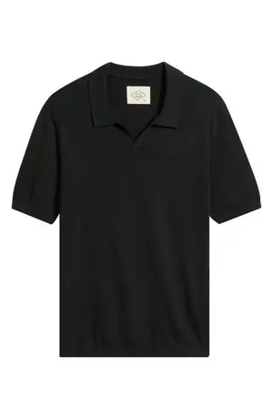 ALEX CRANE Lolo Organic Cotton Short Sleeve Sweater Polo