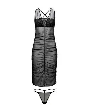 ADORE ME Eave Slip & G-string Set Lingerie - Black