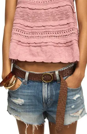 Lucky Brand Pointelle Knit Tank
