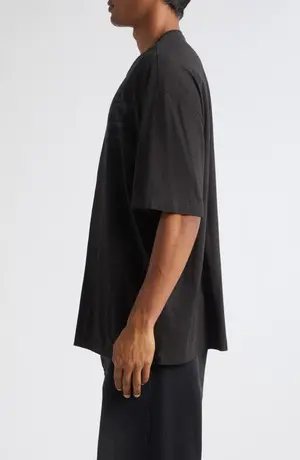 MAISON MARGIELA Numeric Cotton Oversize Graphic T-shirt