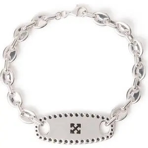 Off-White Quotable Logo Mariner Chain Bracelet
