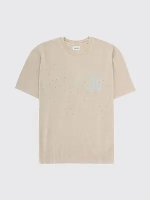 AMISH SUPPLIES Relaxed Fit Cotton T-shirt With Logo And Slogan Print