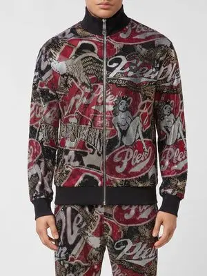 Philipp Plein Zip-up Track Jacket - Black