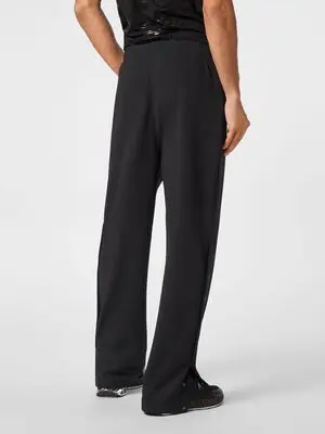 PLEIN SPORT Stretch Technical Fabric Jogging Trousers With Logo