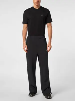 PLEIN SPORT Stretch Technical Fabric Jogging Trousers With Logo