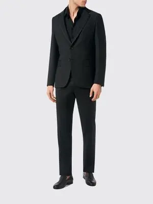 BILLIONAIRE Elegant Single-breasted Wool Blend Blazer With Two-button Closure
