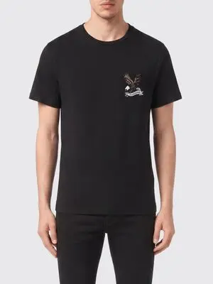 BILLIONAIRE Slim Fit Cotton T-shirt With Contrast Embroidered Logo