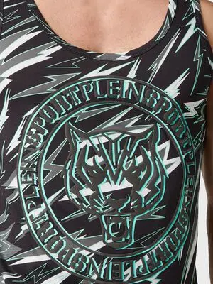 PLEIN SPORT Graphic Print Tank Top