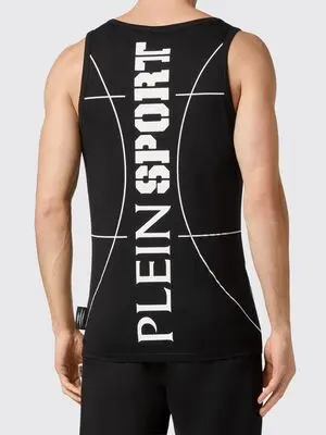 PLEIN SPORT Graphic Tank Top - White 1