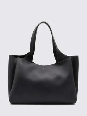 TOD'S Medium Hammered Leather Shoulder Bag With Hook Closure - Black