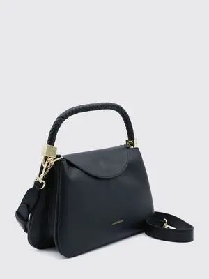 COCCINELLE Tiggy Pebbled Leather Handbag With Braided Handle