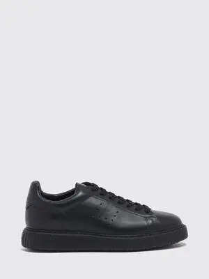 Hogan Smooth Calfskin Leather Sneakers With Perforated H Logo