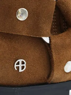 ANINE BING Suede Ankle Boots