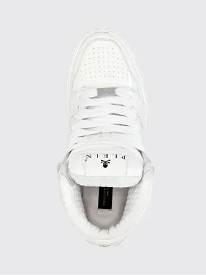 Philipp Plein High-top Leather Sneakers With Skull Detail
