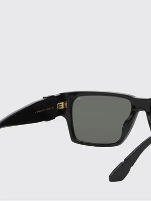 Philipp Plein Acetate Shield Sunglasses With Hexagon Logo - Black 1