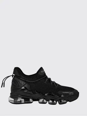 PLEIN SPORT Two-tone Mesh Low-top Trainers - Black