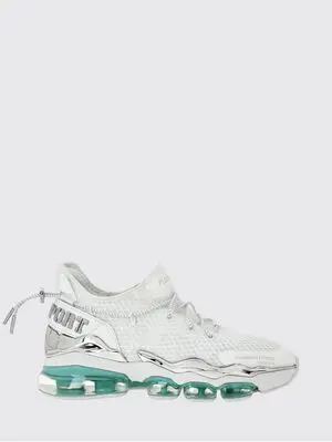 PLEIN SPORT Two-tone Mesh Low-top Trainers - White