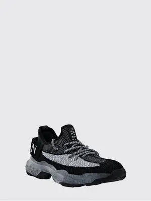 Philipp Plein Viscose Jersey Lace-up Low-top Sneakers