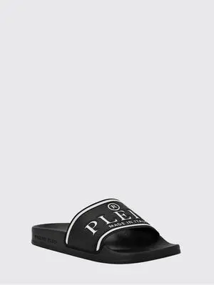 Philipp Plein Beachwear Rubber Slides With Contrasting Logo