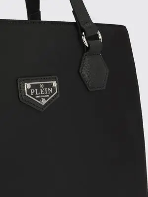 Philipp Plein Nylon Handbag With Double Handle And Removable Shoulder Strap