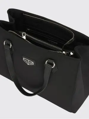 Philipp Plein Nylon Handbag With Double Handle And Removable Shoulder Strap