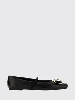 FERRAGAMO Flat Shoes - Black