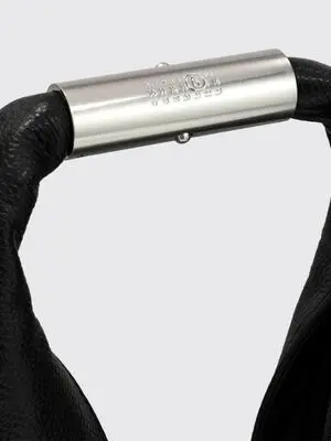 MAISON MARGIELA Japanese Grained Leather Shoulder Bag - Black