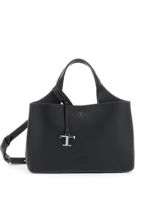 TOD`S Hand Bag T Timeless Mini With Shoulder Strap - Black