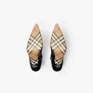 Burberry Crocodile-effect Leather Dame Ankle Boots