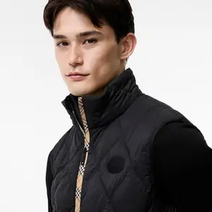 Burberry Packable Quilted Nylon Acresford Gilet - Black